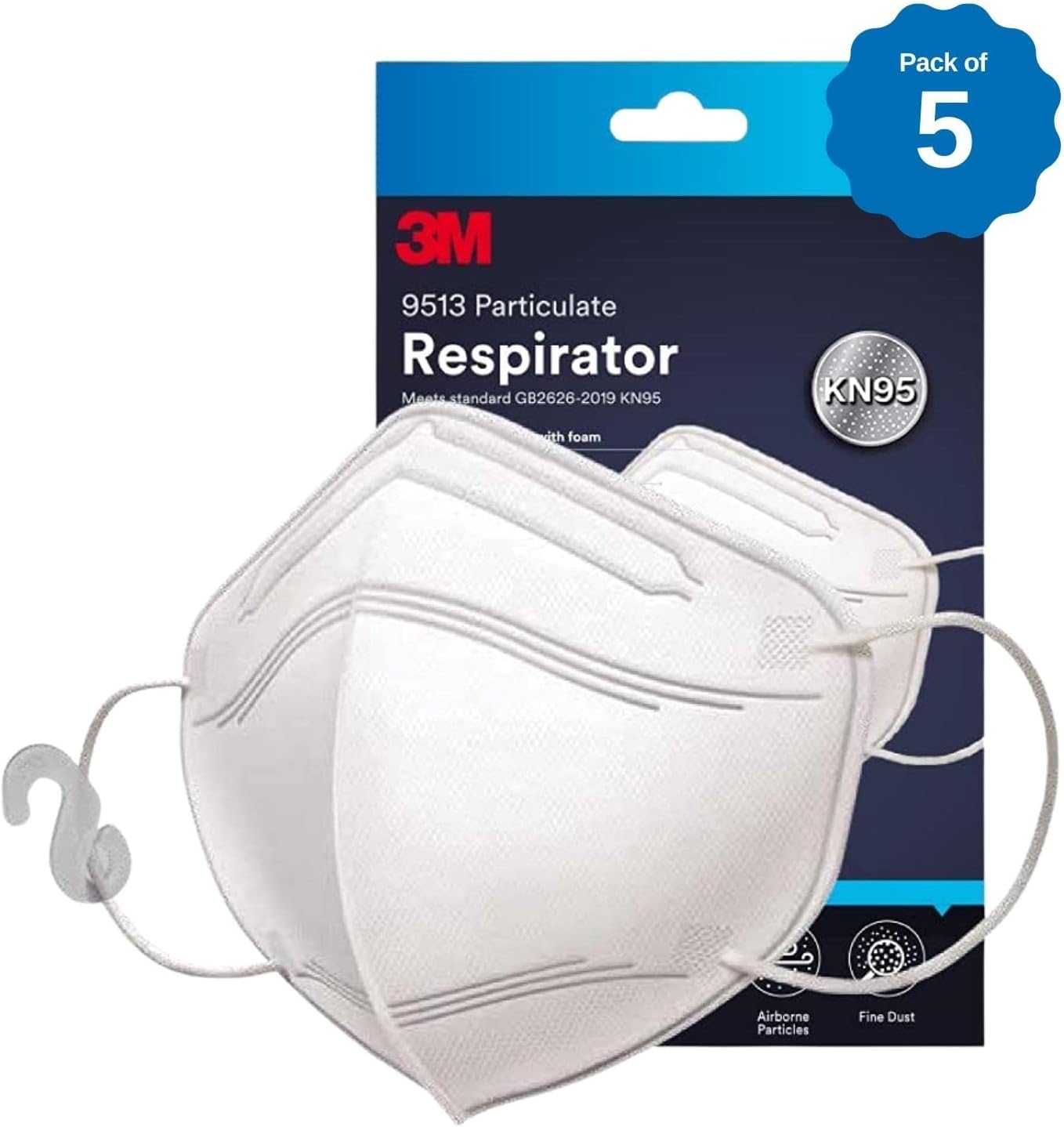 3M 9004GV Anti Pollution Mask (Pack of 3, Grey) : Amazon.in: Industrial ...