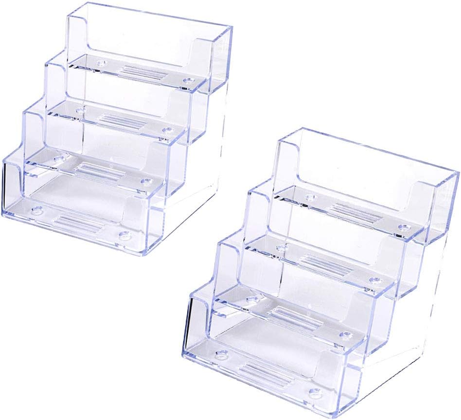 Amazon.com : MaxGear Clear Business Card Holder, Acrylic Business Card ...