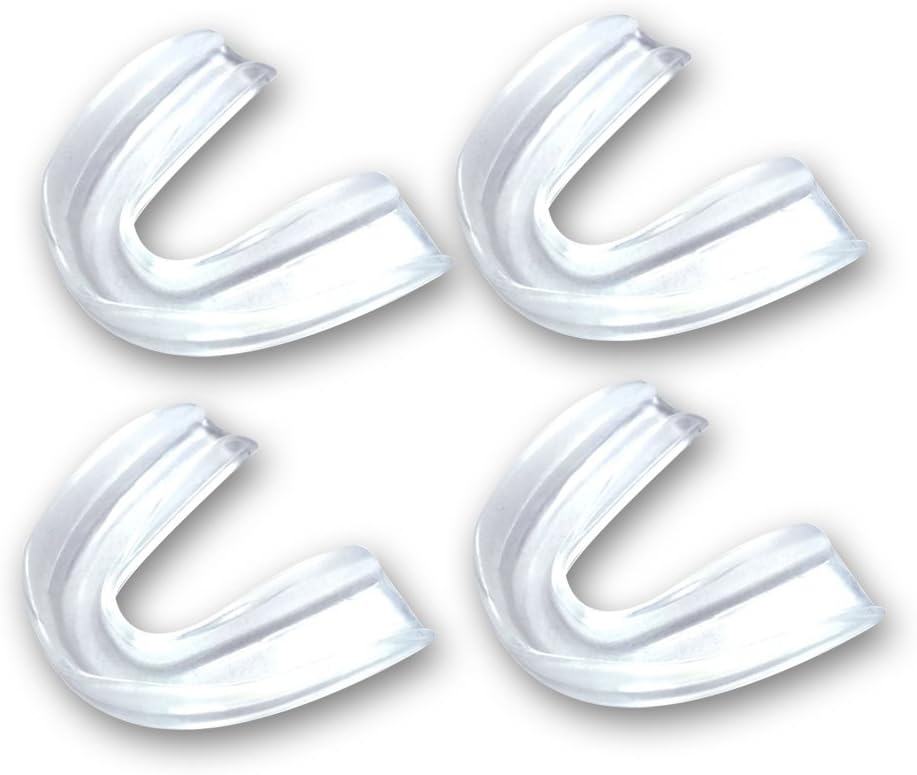 Amazon.com: 4Set Sports Mouldable Sports Mouth Guards for Adults & Kids ...