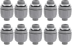 Conduit Connectors, 1 Inch NPT Liquid Tight Connector Electrical ...