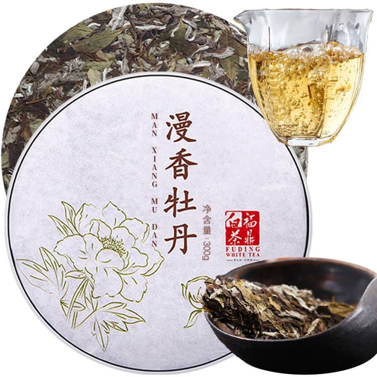 Amazon.com : White Peony Tea Cake White Tea Cake Aged White Tea Cake ...