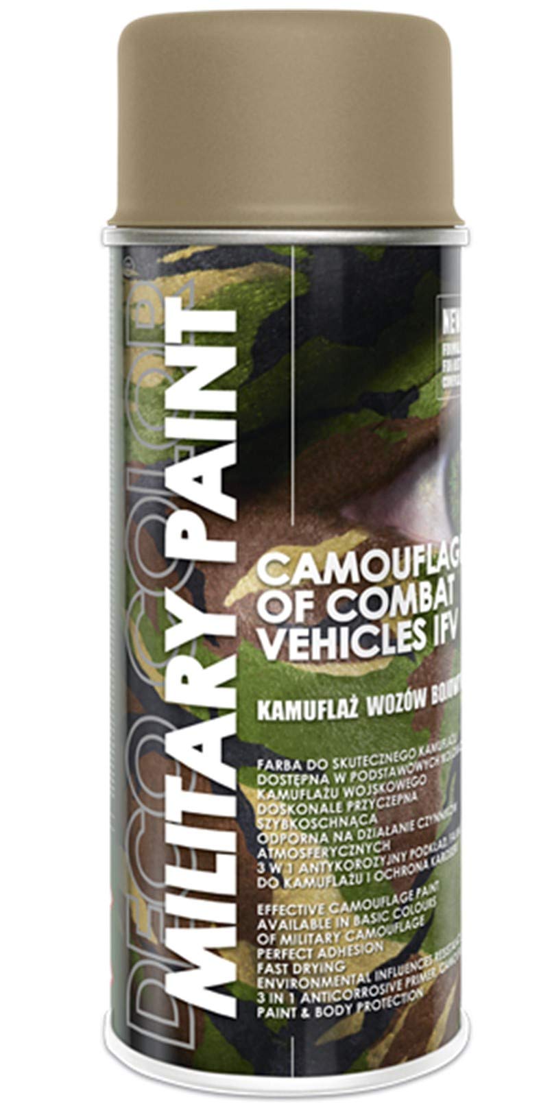 Deco Color Military Spray Paint Camouflage Army Paintball Airsoft ASG ...