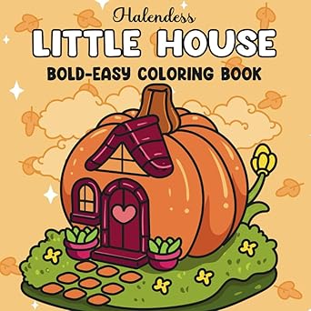 Amazon | Little House Coloring Book: Featuring Cozy Corner Cottage Scenes Charming Interiors and ...