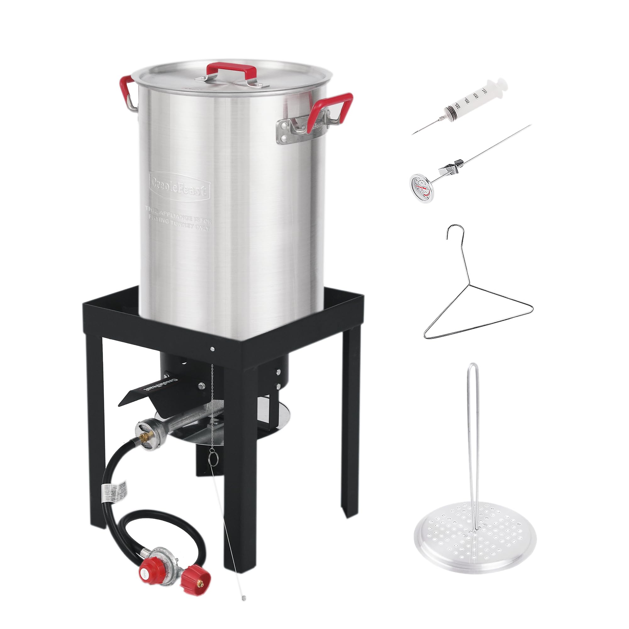 Outdoor Deep Fryer Propane Grills House 30 Qt. Turkey Fryer Set ...