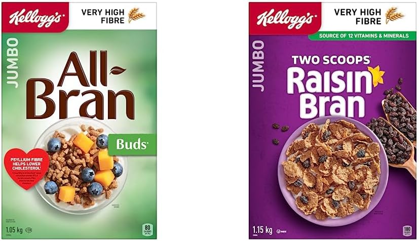 Kellogg's All-Bran Buds Cereal, 1050g, Bran Buds, 1050 Kilogram & Two ...