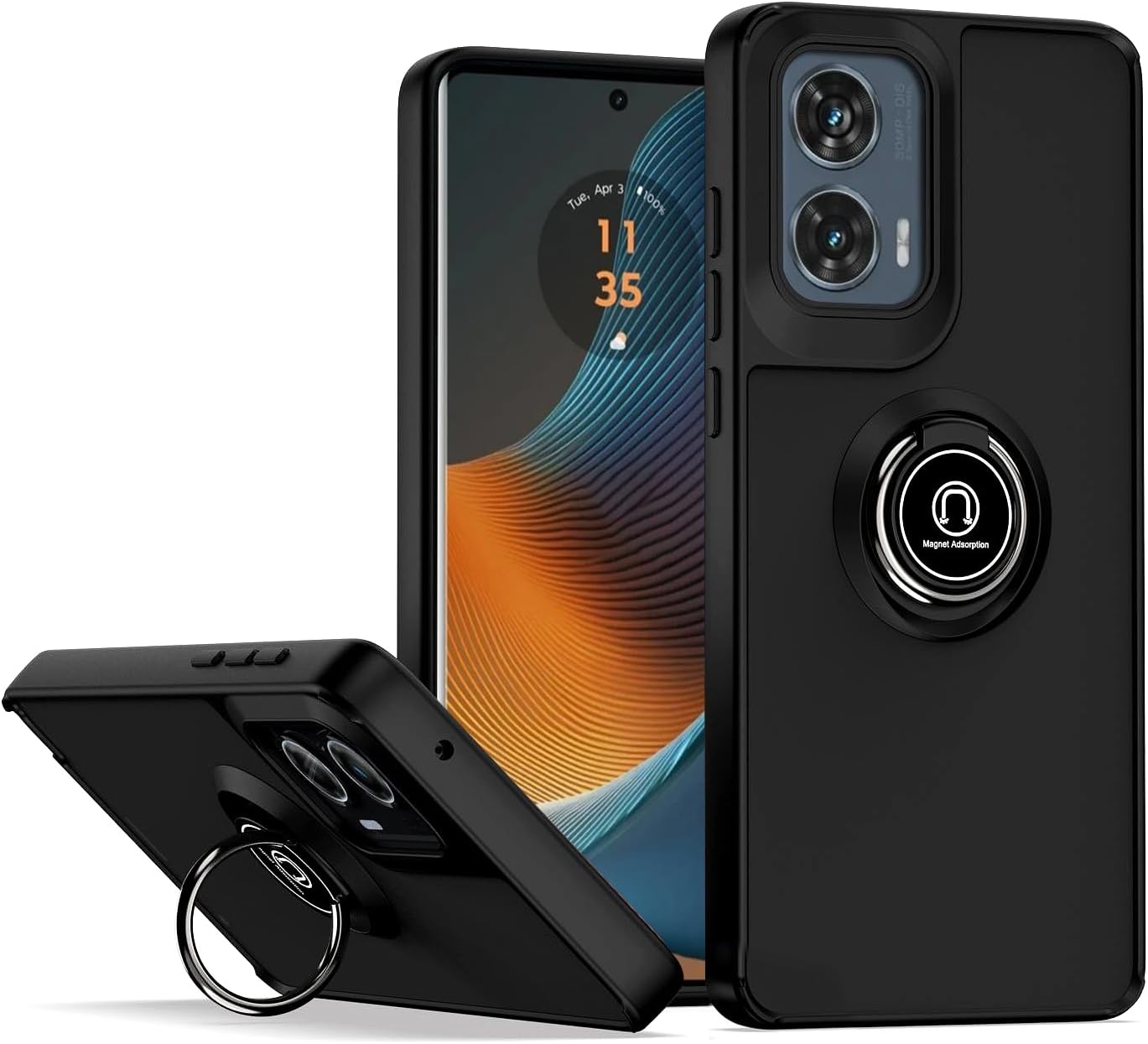 Amazon.com: Sucnakp for Motorola Edge-50-Fusion Case: with 2 Screen ...