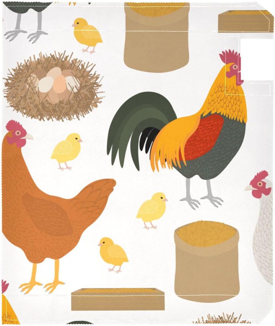 Amazon.com: Chicken Rooster Chicks Mailbox Cover Post Box Covers Farm ...