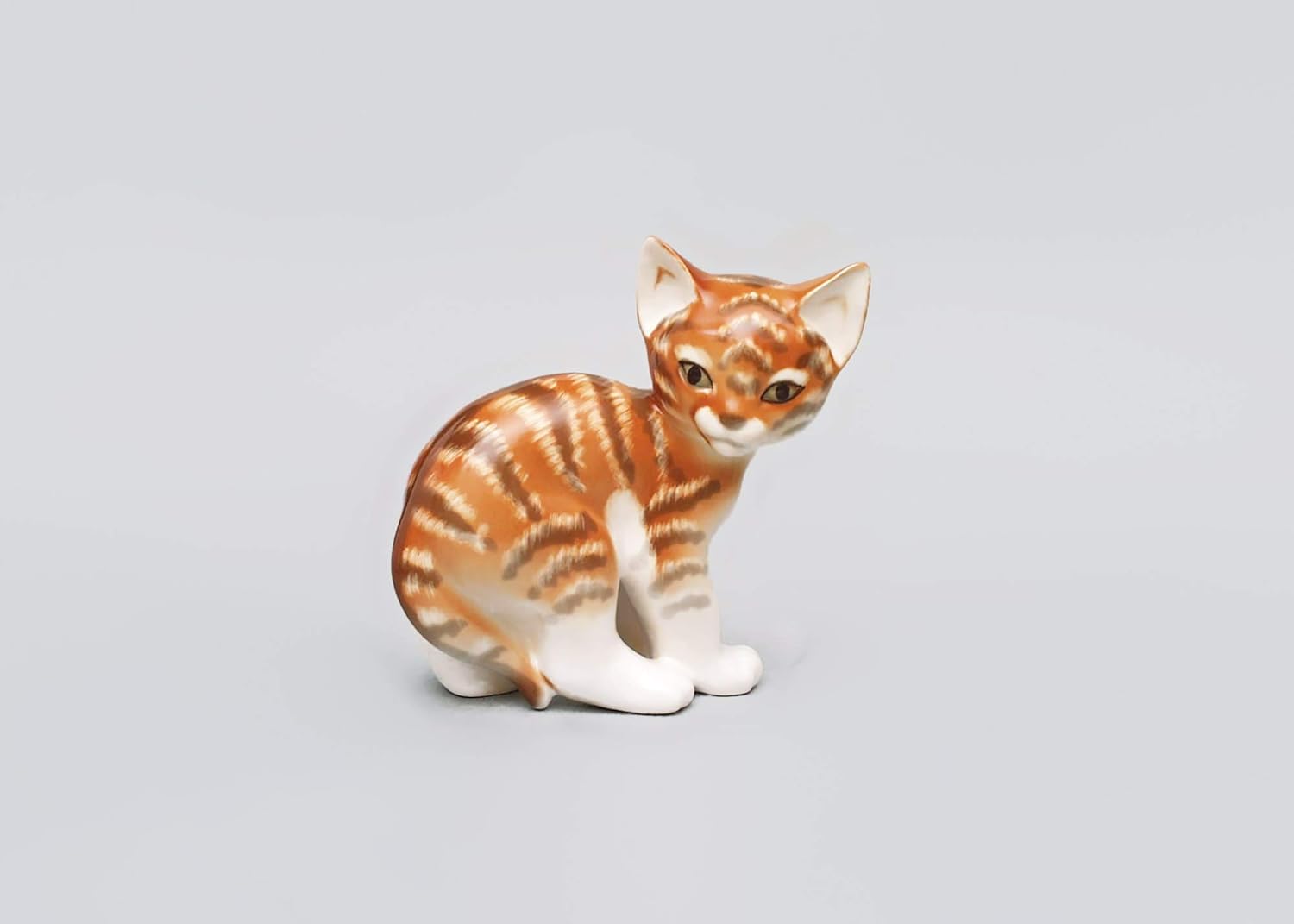 Amazon.com: Lomonosov Orange Tabby Cat Figurine Made in Russia Imperial ...