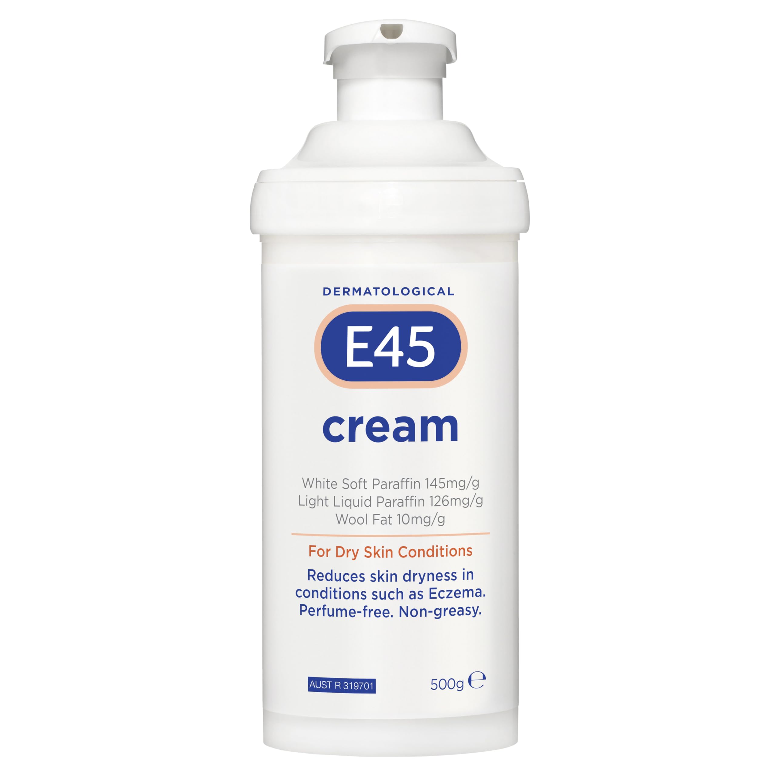 E45 - Dermatological Cream For Dry Skin Conditions | Non Greasy ...