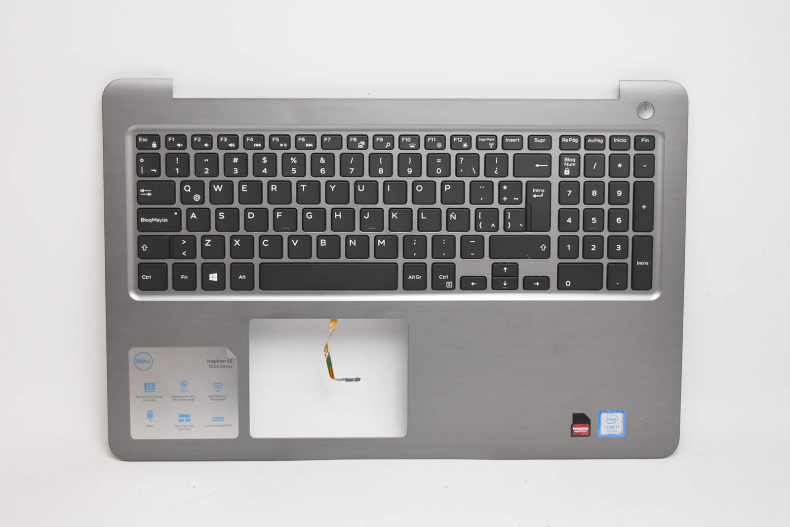 Buy Aquamoon Trading PT1NY Compatible Palmrest W/Spanish Keyboard 8Y88W ...