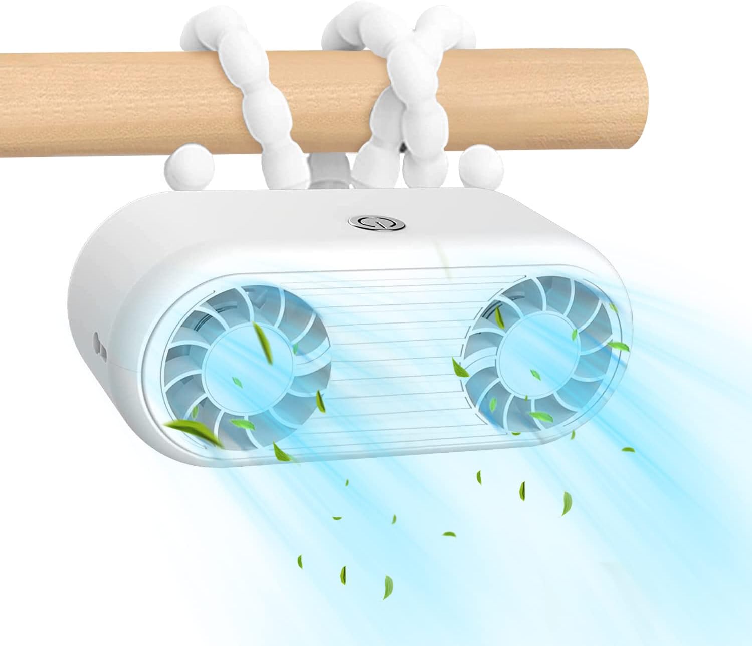 Amazon.com: MQ Stroller Fan Pram Fan, Dual Turbo Clip On Fan with ...