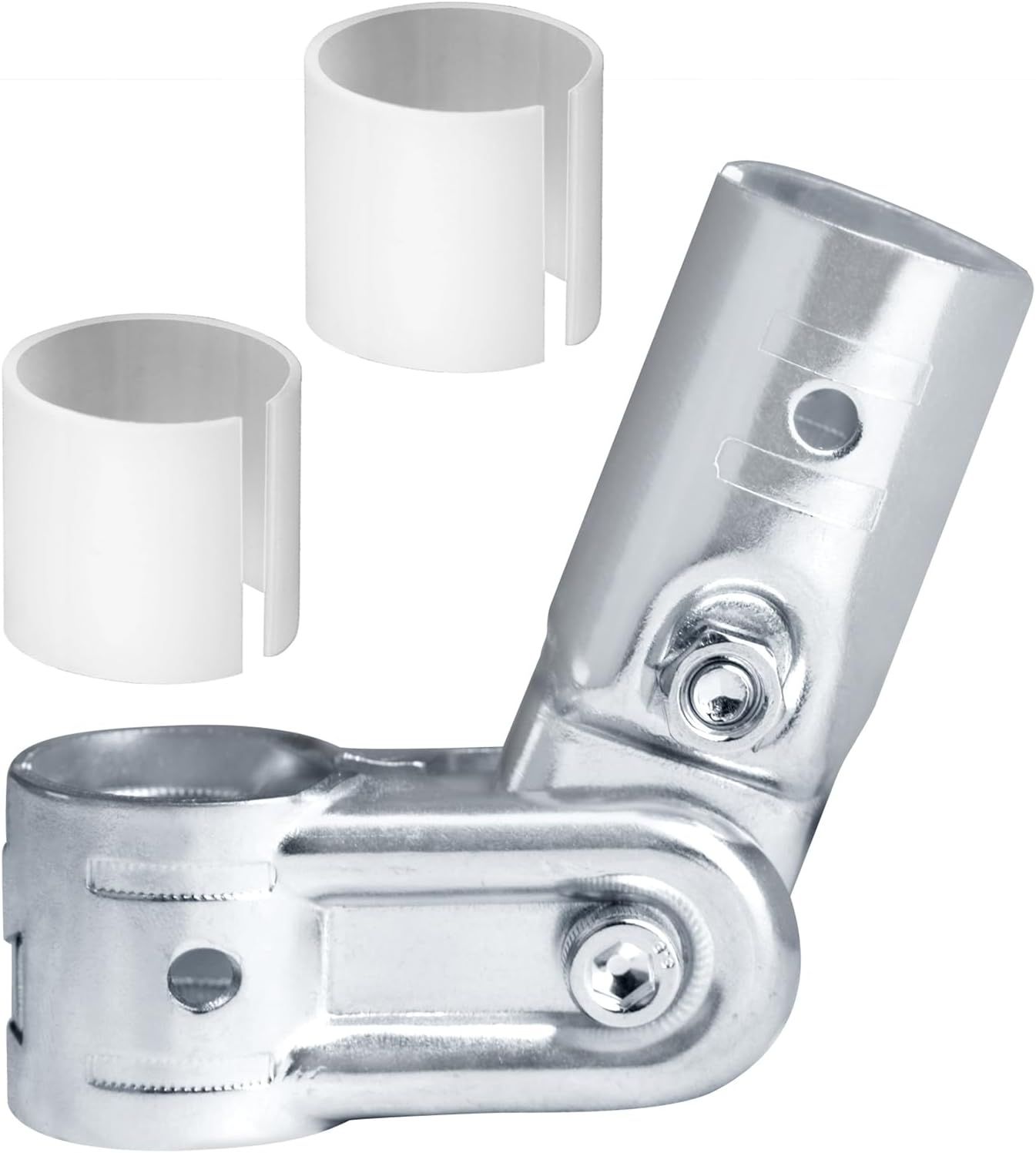 eoere 10 Sets Pivot Tee Pipe Fittings Connector T Adjustable Clamp ...