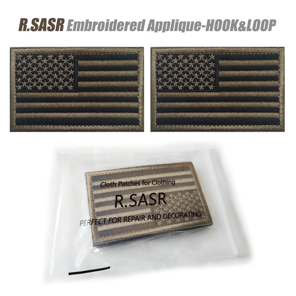 Snapklik.com : R.SASR Tactical USA Embroidered Flag Patch, American ...