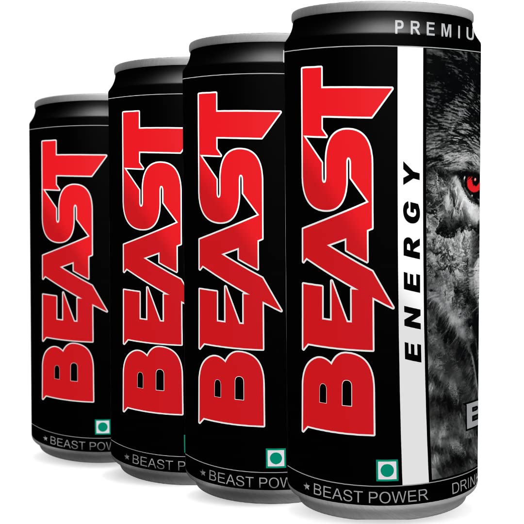 Buy Beast Energy Drink, 250 ml(pack of 4) Online at desertcartINDIA