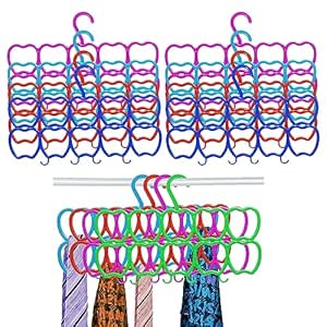 Kuber Industries 10 Slots Scarf Hanger|Space Saving Closet Organizer ...