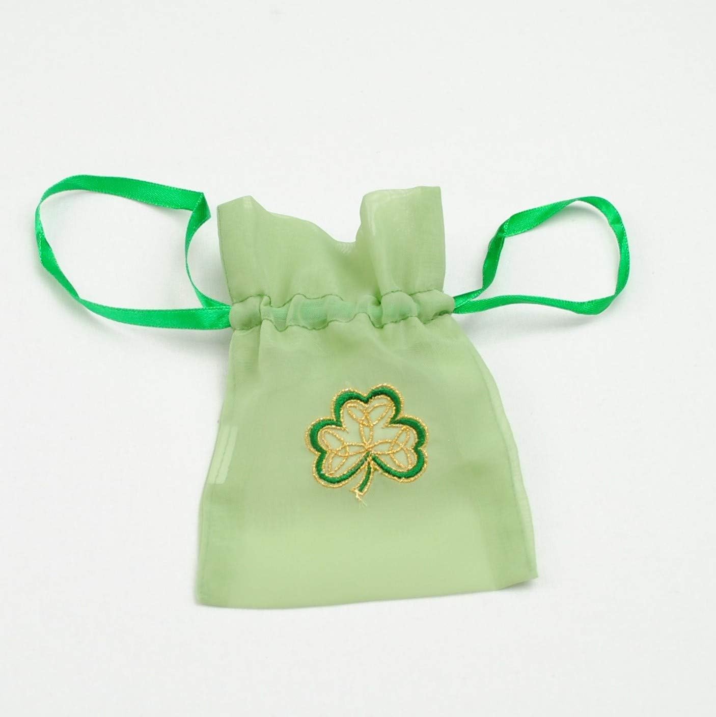 Amazon.com: Celtic Glass Designs Gift Bag in an Irish Shamrock Design ...