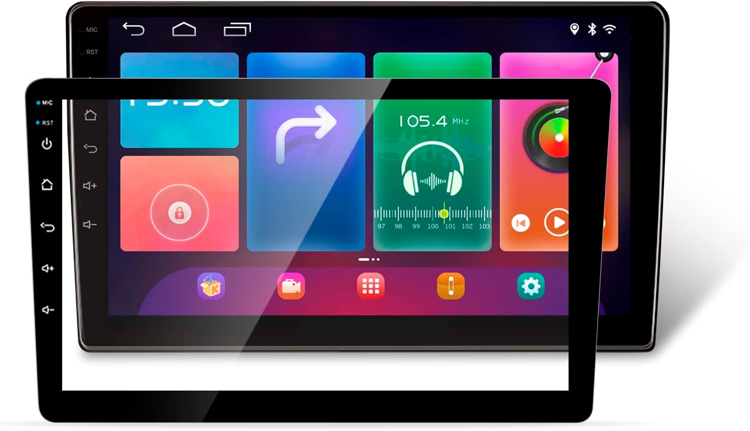 Amazon.com: Dewkou Pack-1 Navigation Screen Protector, 10" Carbon Fiber ...