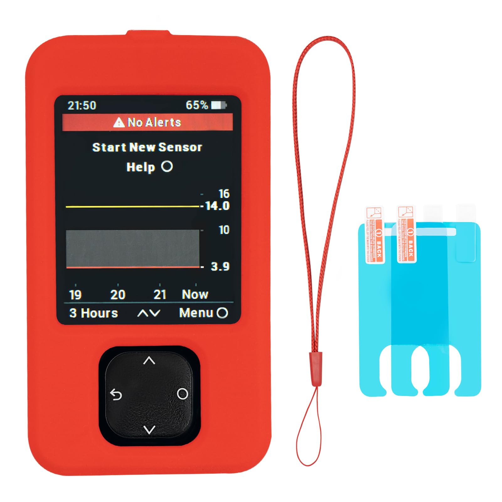 Amazon.com: Swiatla Dexcom G7 Receiver Case with Lanyard and 2PCS ...