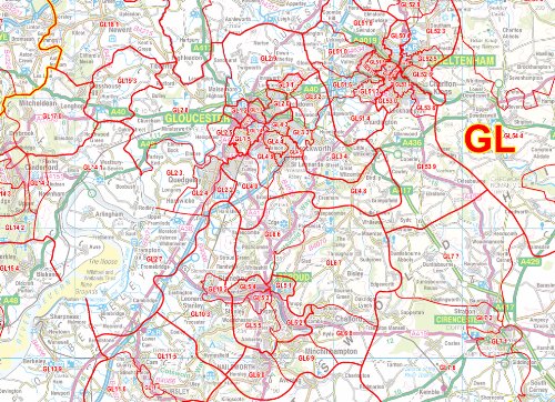 South East England Sectors: 04 (Postcode Sector Map): Amazon.co.uk ...