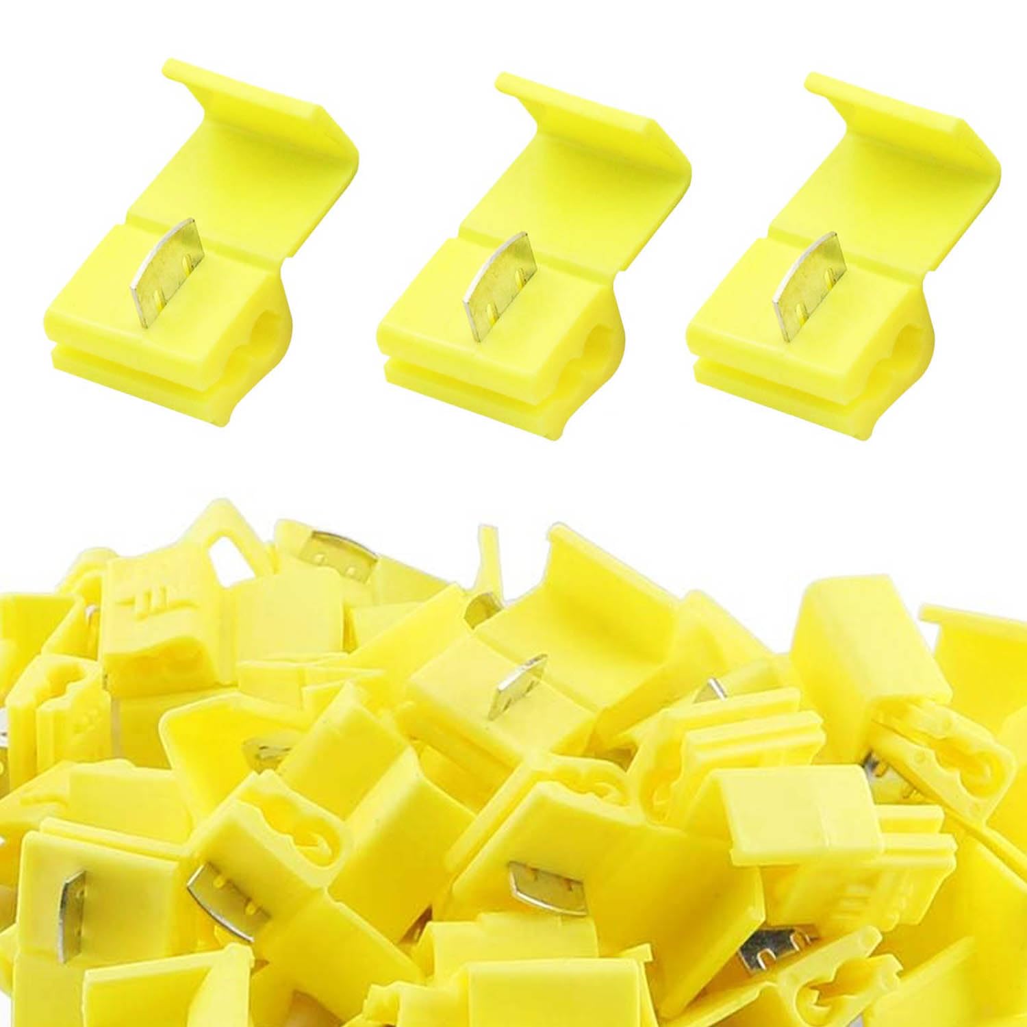 Snapklik.com : Quick Splice Wire Connector SQXBK 100PCS 12-10 AWG ...