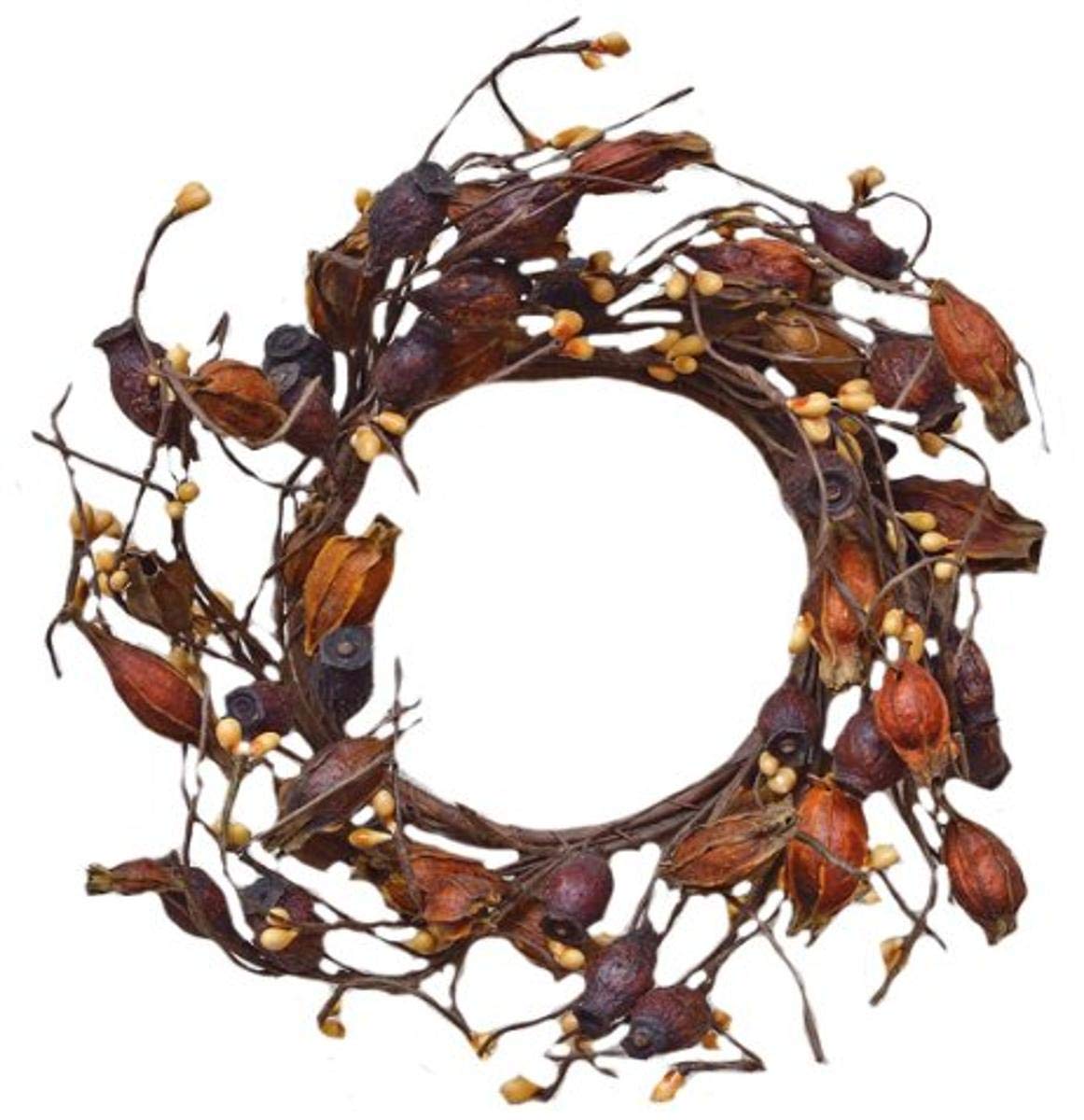 Amazon.com: CWI Gifts Flower Twig Wreath Rings - 10 inch - Wreath Decor ...
