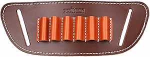 TOURBON Genuine Leather Cartridge Belt Slide 6 Rounds Shell Holder ...