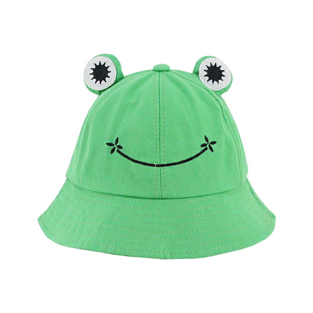 Snapklik.com : Kids Cute Frog Bucket Hat Cotton Fun Frog Hat Dress Up ...