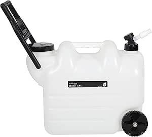 Amazon.com : RedSwing 7.4 Gallon Water Container with Wheels and Collapsible Handle, Portable ...