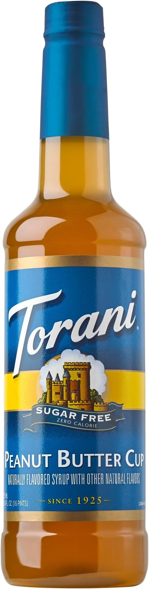 Amazon.com : Torani Sugar-Free Syrup, Peanut Butter Cup, 25.4 Fl Oz ...