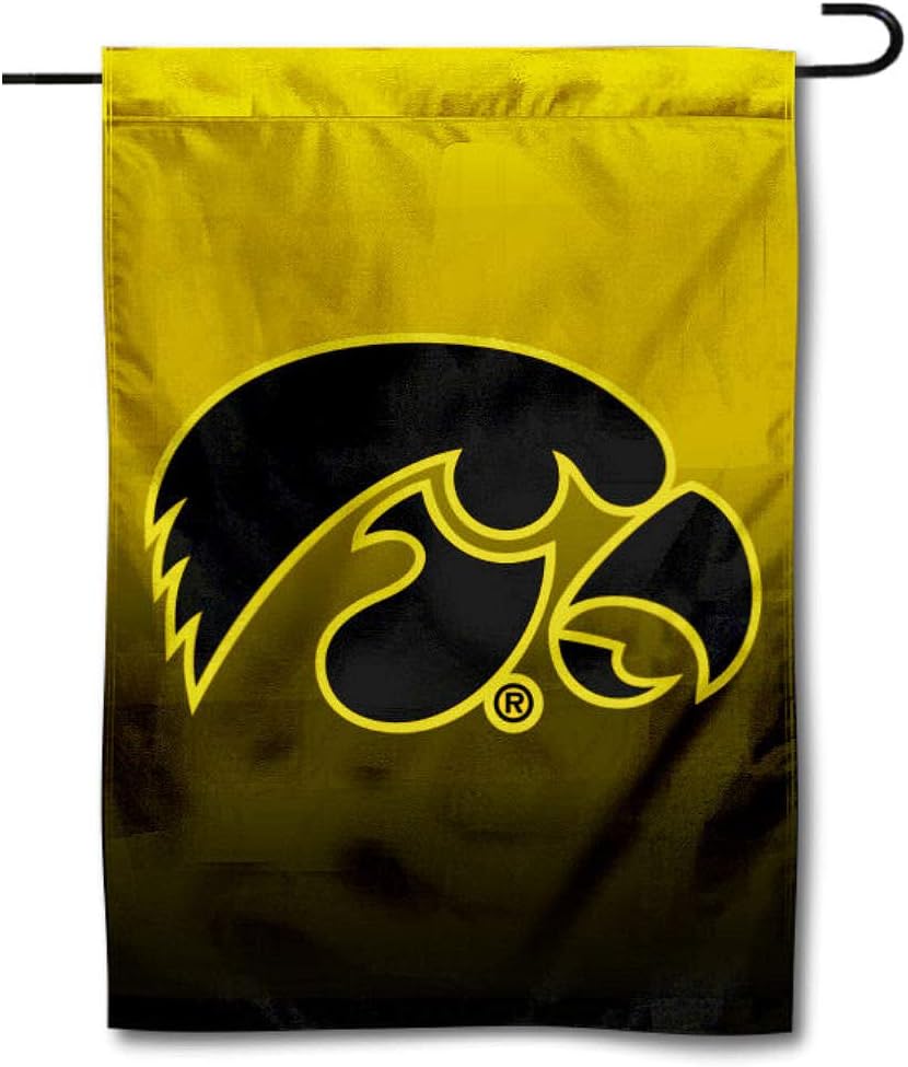 Amazon.com : Iowa Hawkeyes Gradient Colors Garden Banner Flag : Sports ...