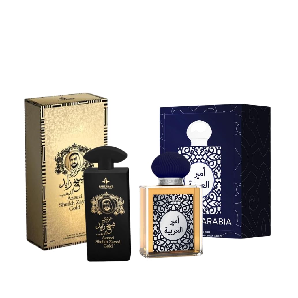 Arabic Perfumes Amir Al Arabia And Azeezi Shaikh Zayed Gold ...