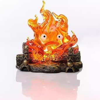 Calcifer Night Light,Calcifer Lamp,Desktop Cute Flame Night Light ...