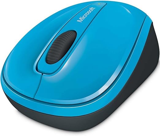 Amazon.com: Microsoft 3500 Wireless Mobile Mouse - Cyan Blue ...
