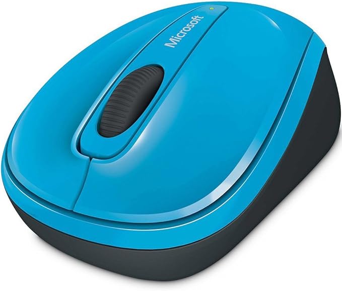 Amazon.com: Microsoft 3500 Wireless Mobile Mouse - Cyan Blue ...
