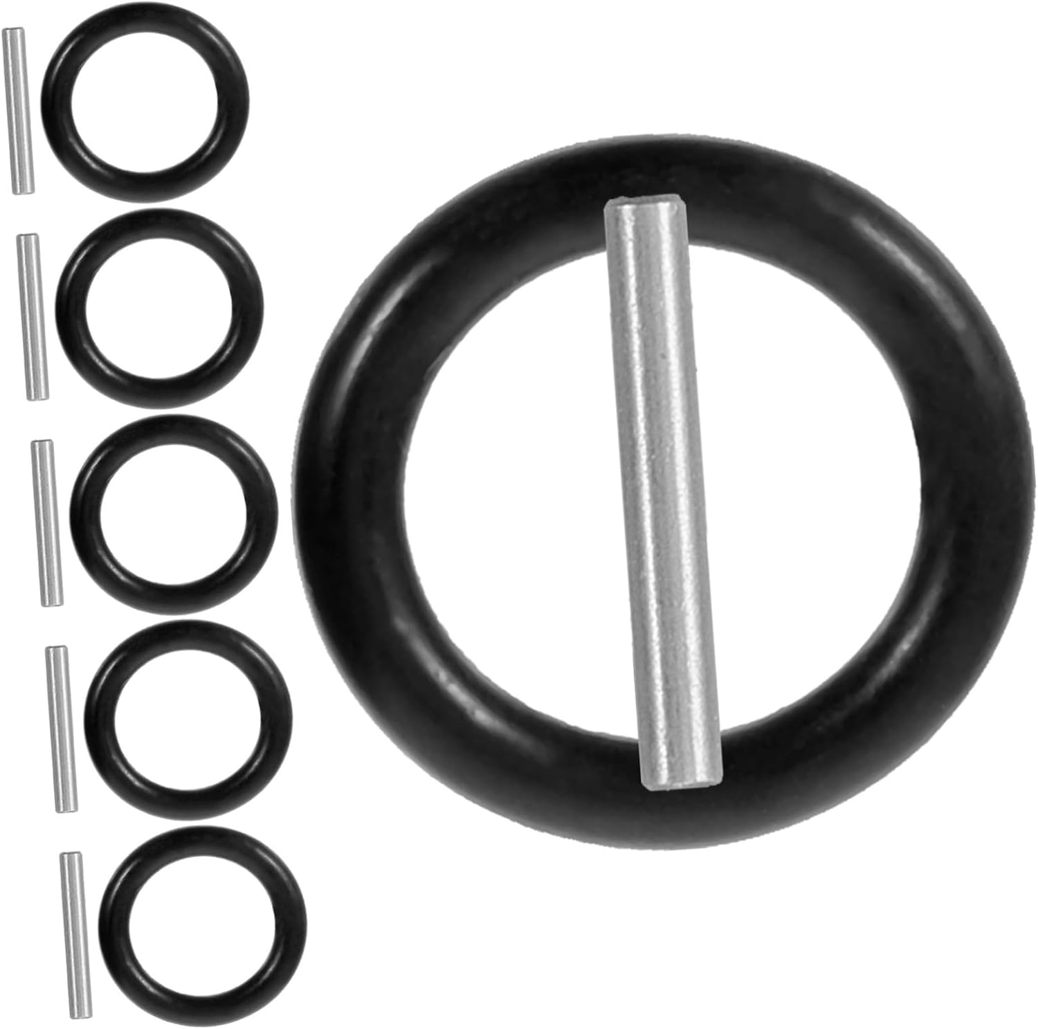 Yardenfun 6 Sets Pin and Ring Lock Ring Wrench Ring Drive Socket Retainer Ring Socket Retainer ...