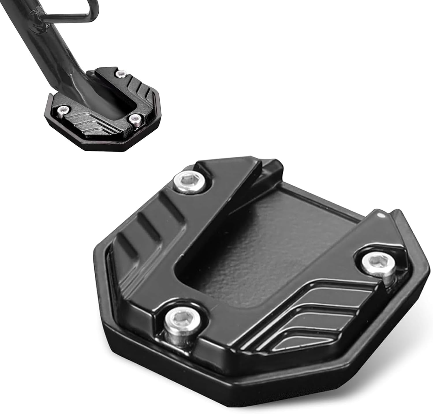Amazon.com: Opuweiy Motorcycle Kickstand, Anti-slip Kickstand Pad, Anti ...