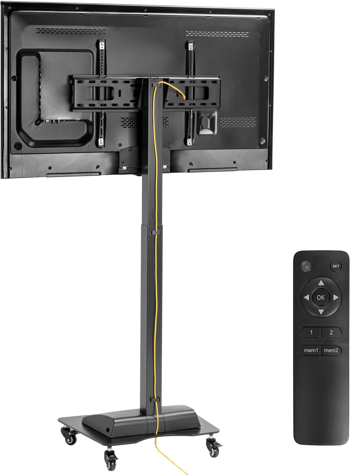 Amazon.com: Kanto MPC77 Rolling TV Stand with Keyboard Tray for 37-inch ...