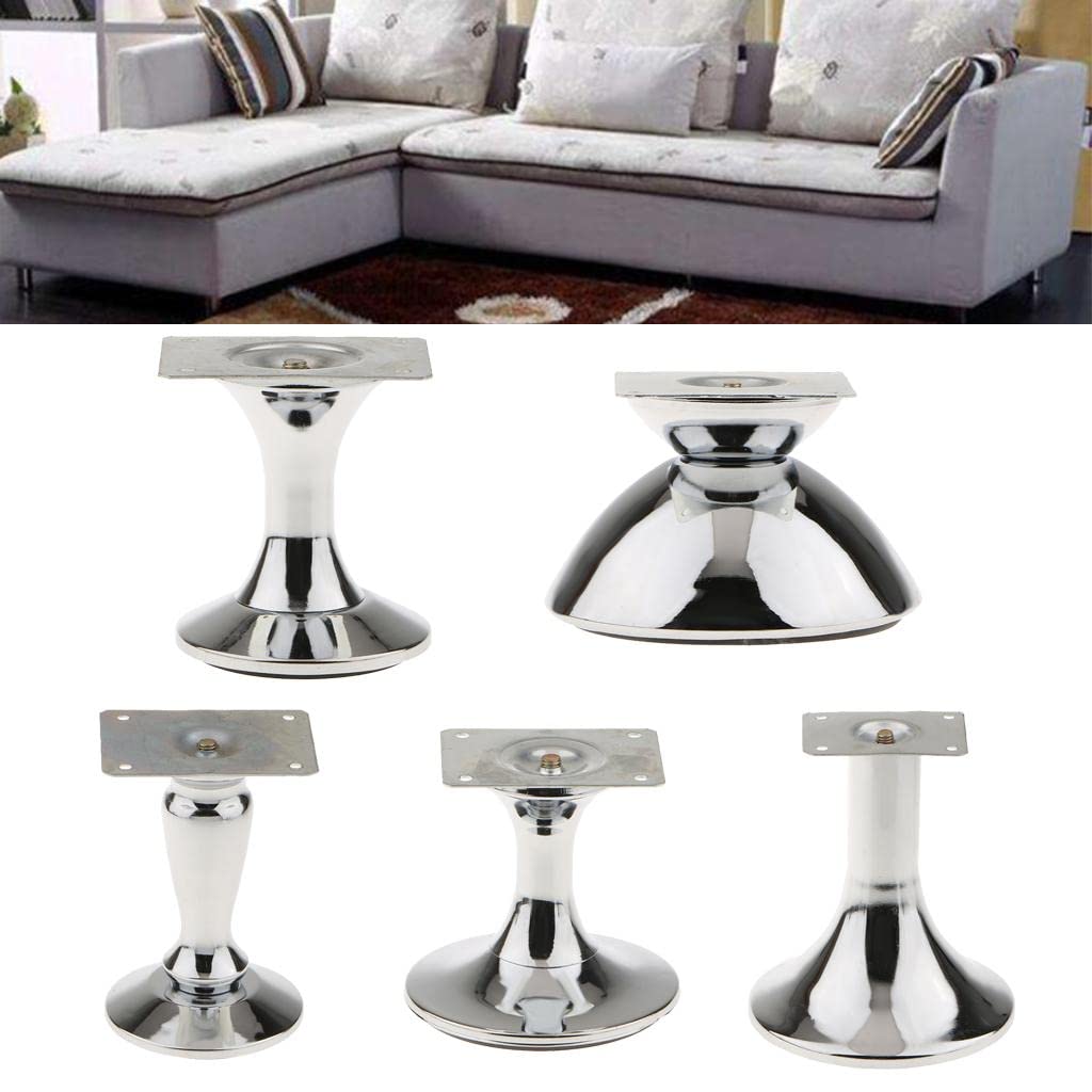 IVELECT Metal Taper Furniture Leg Anti-damp Feet for Sofa Couch Chair ...