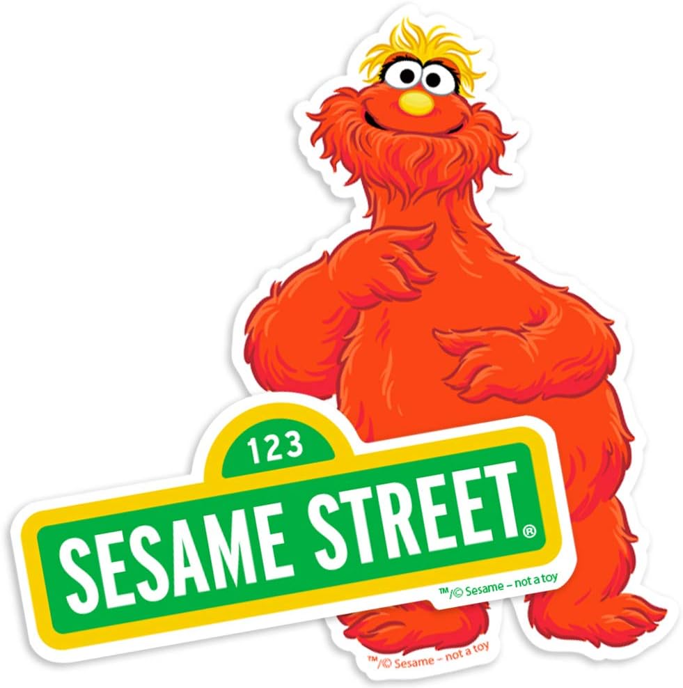 Amazon.com: Popfunk Sesame Street Murray and Logo Collectible Stickers ...