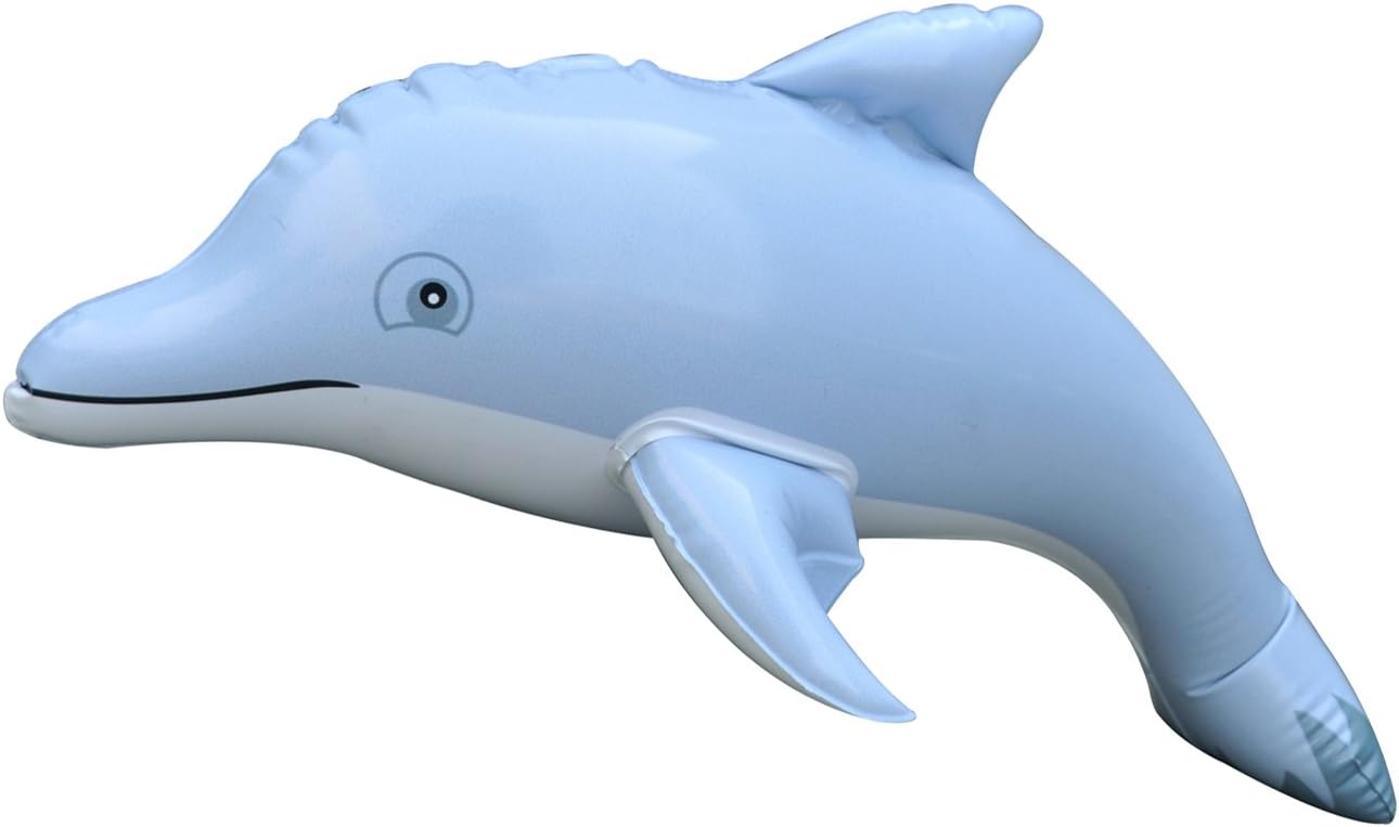Amazon.com: Jet Creations Dolphin Inflatable Toy, Gray, 20" : Toys & Games