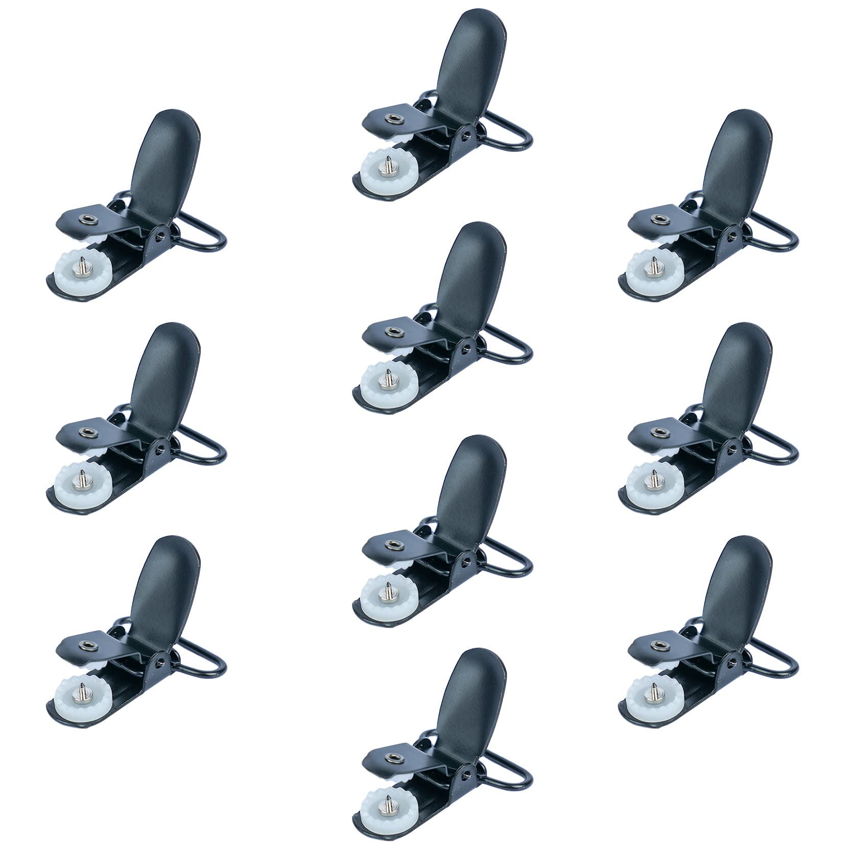 Amazon.com: MELOTOUGH 1 Inch Suspender Clips Metal No Slip Suspender ...