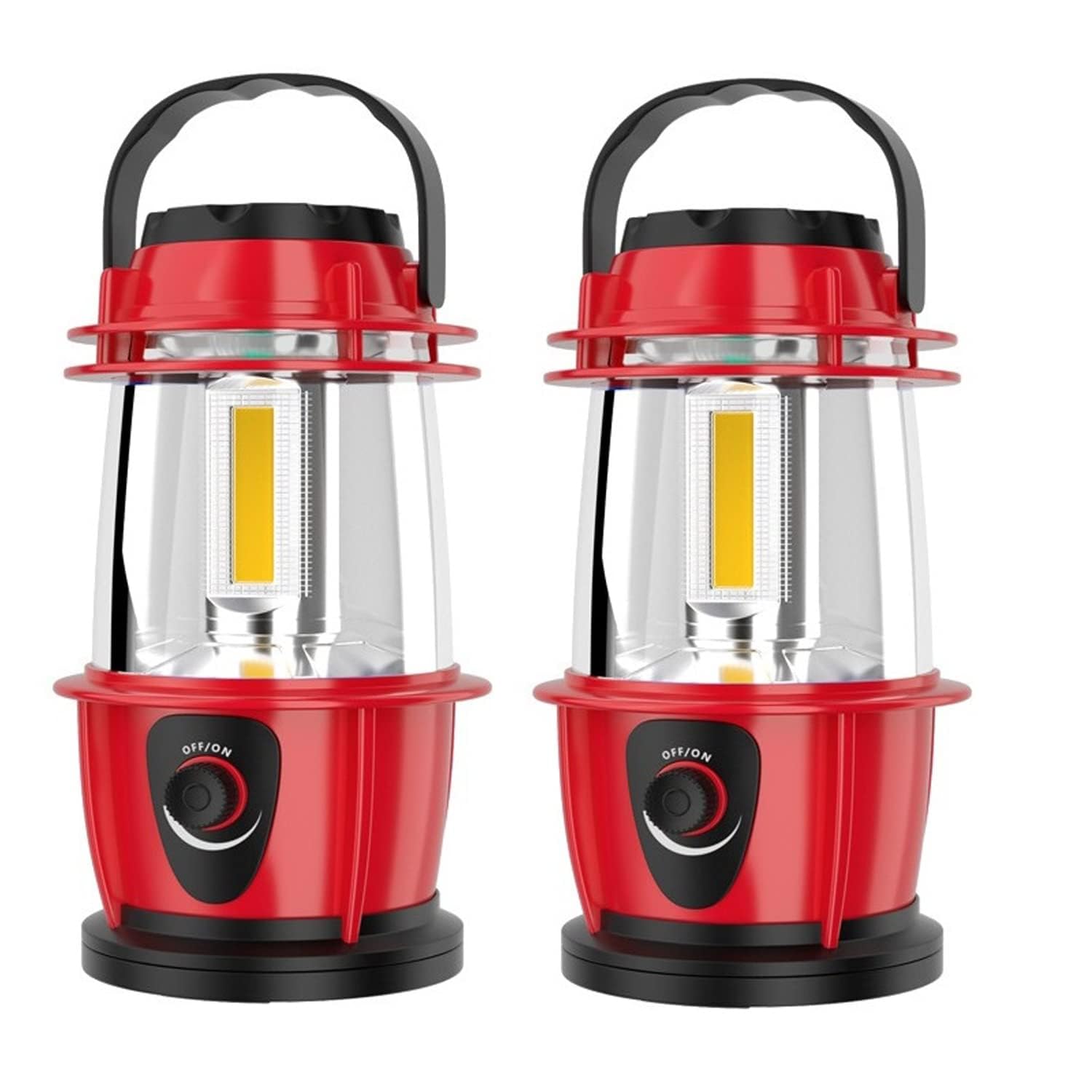 Electric Hurricane Lanterns That Are Red House Of Antique Vintage