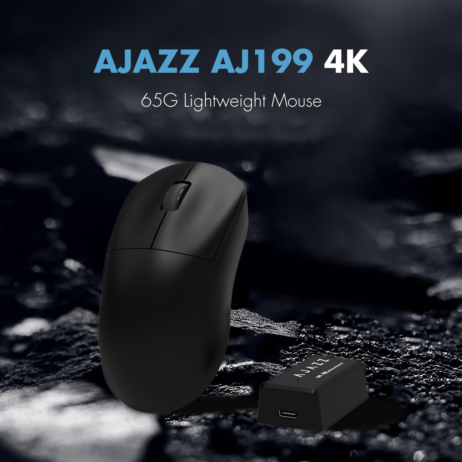 Snapklik.com : AJ199 4K Wireless/Wired Gaming Mouse, 65G Lightweight ...