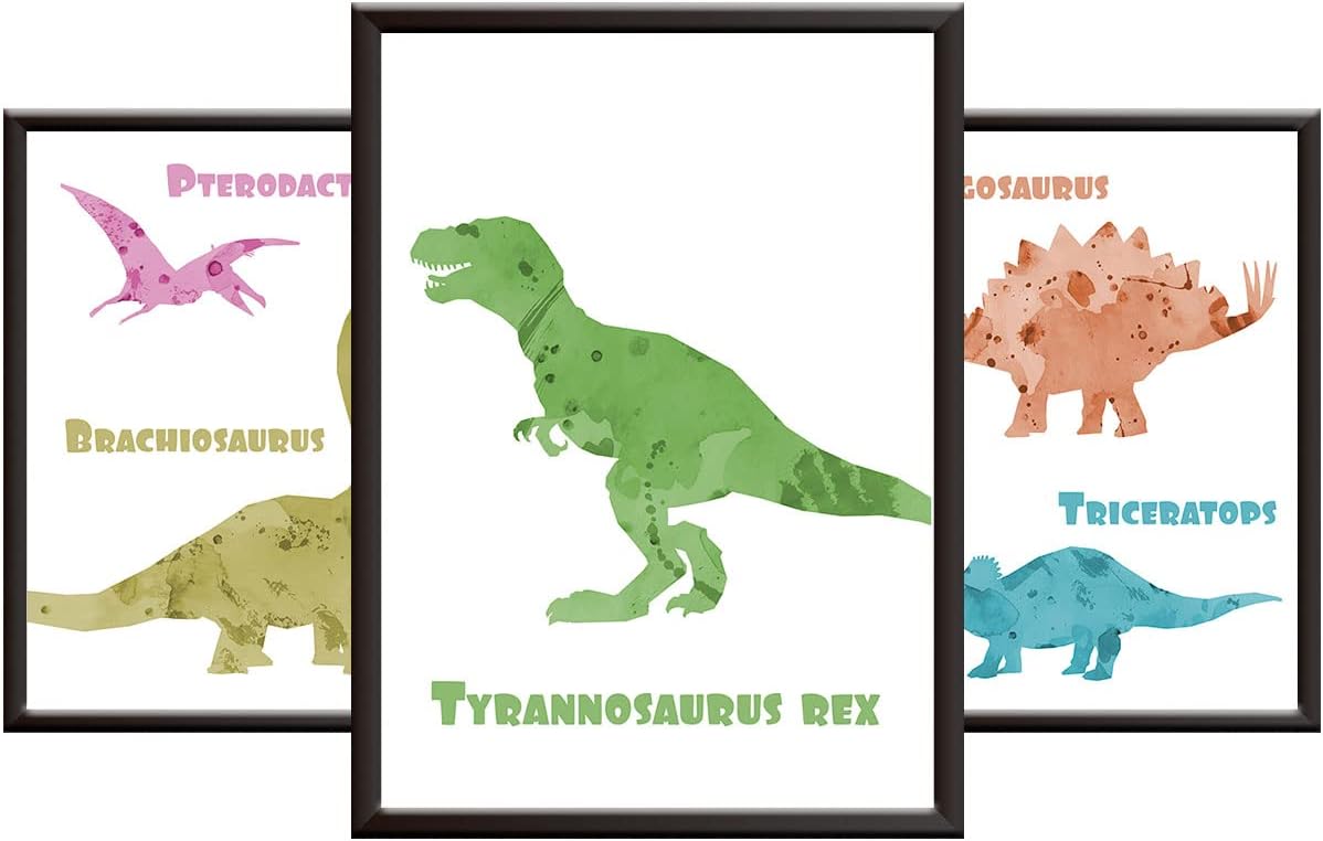 the lazy panda card company Set of 9 A4 Dinosaur Posters - Great little ...