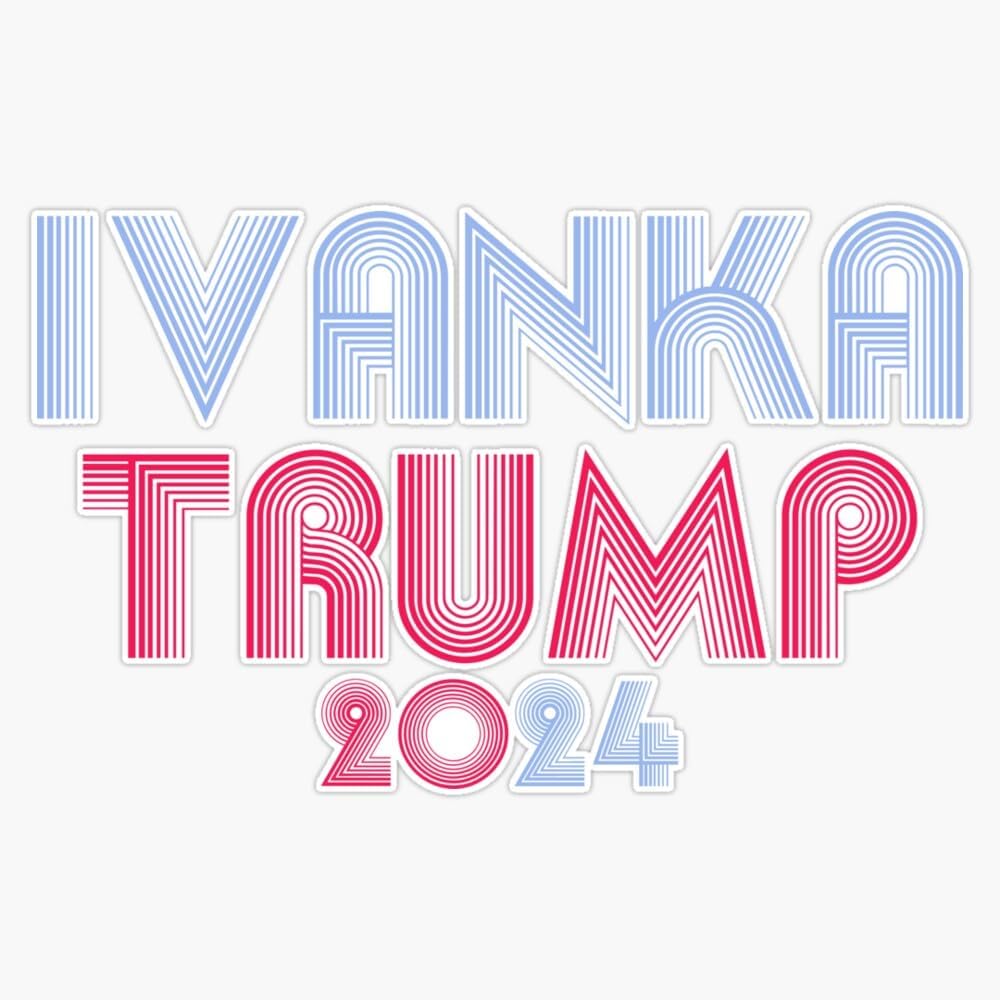 Amazon.com: Ivanka Trump 2024 Bumper Sticker Vinyl Decal 5" : Sports ...