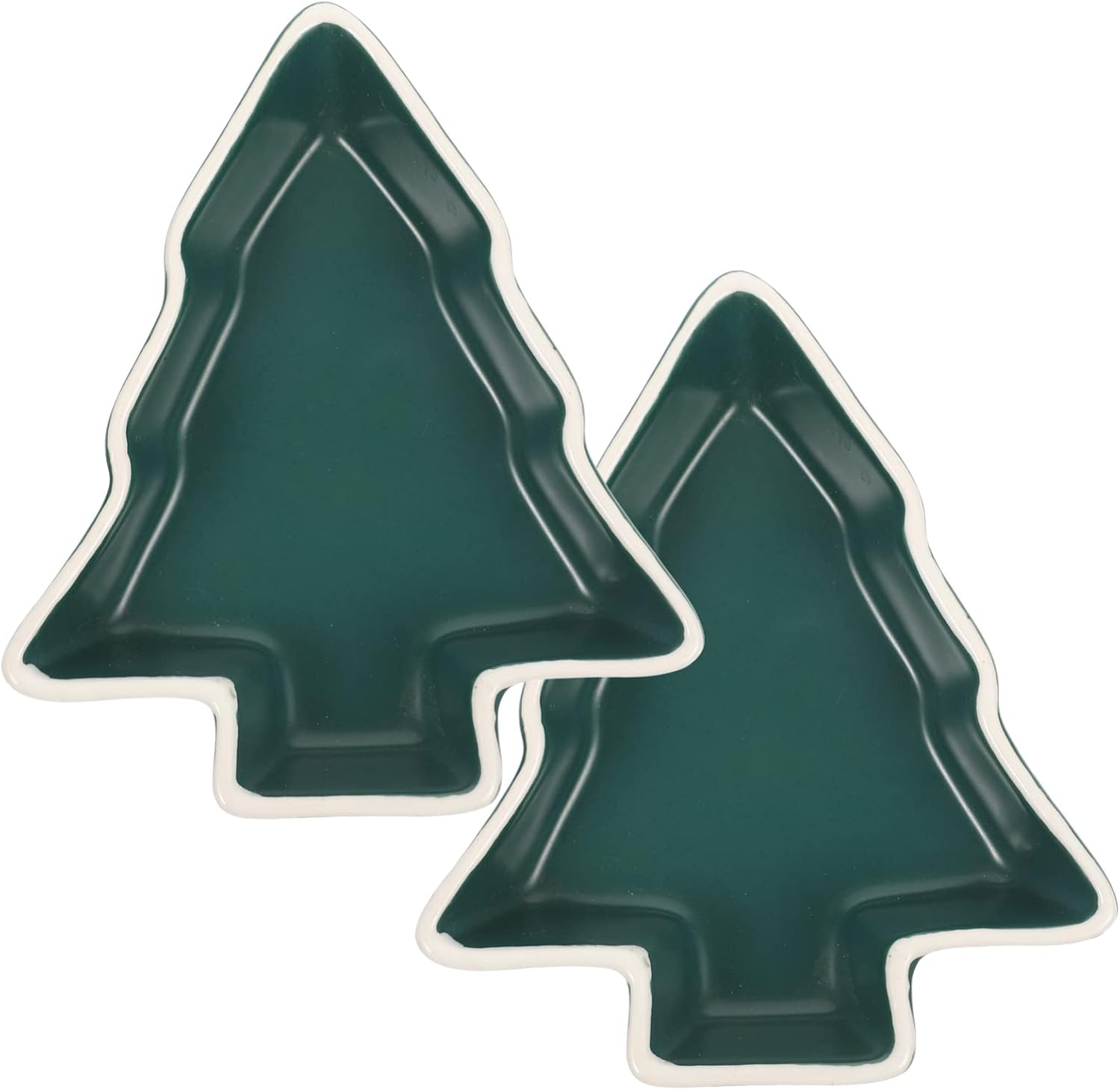 Amazon.com | Luxshiny 2pcs Christmas Ceramic Serving Dish Removable ...