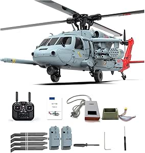 Amazon.com: YGWXYYZJ Helidirect SH60 Seahawk RC Helicopter with Camera, 2.4G 8CH Remote Control ...