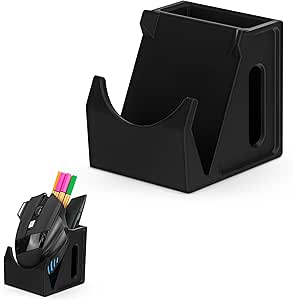 Amazon.com: BRAINWAVZ Desktop PC Mouse Stand Holder with Stationary Pen ...