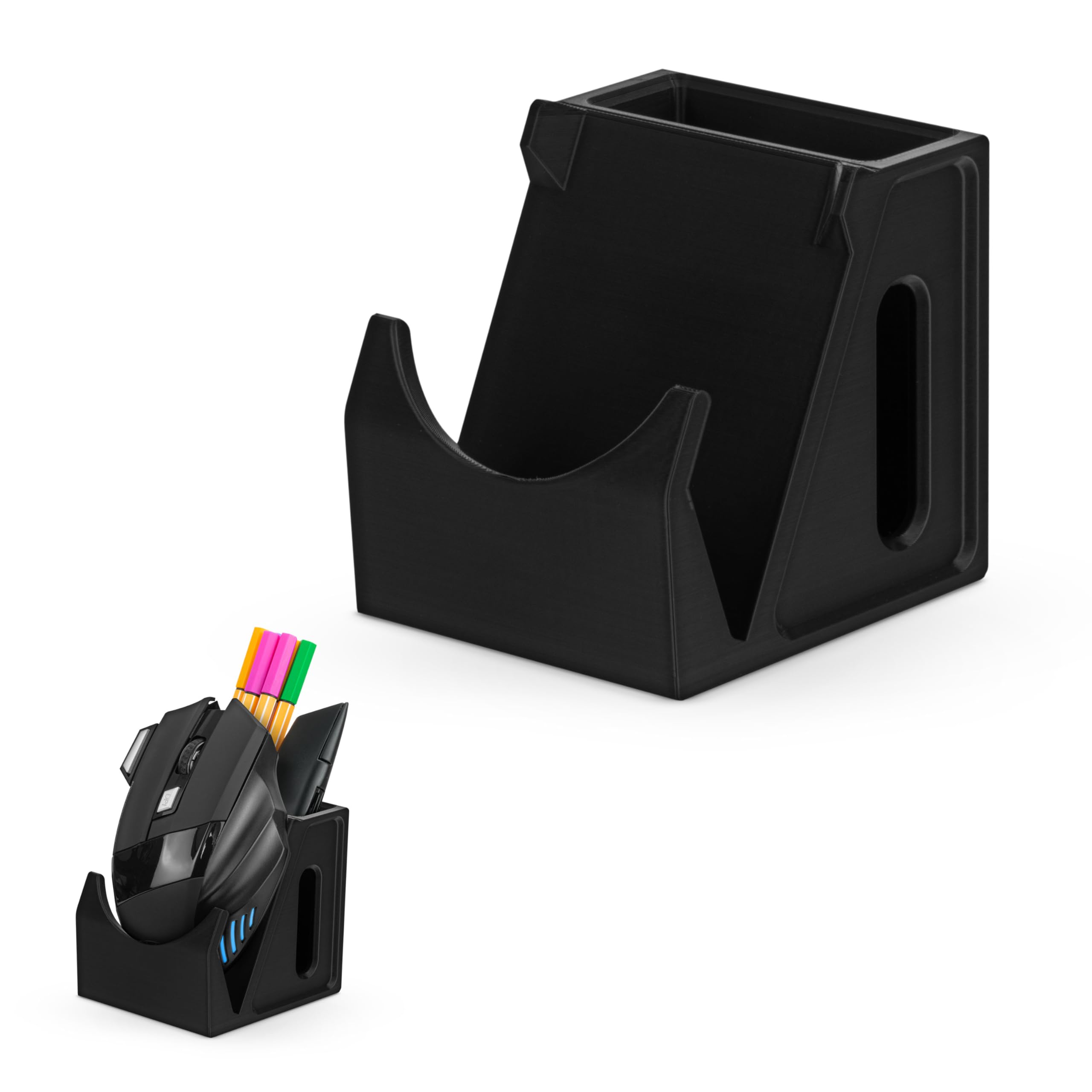 Amazon.com: BRAINWAVZ Desktop PC Mouse Stand Holder with Stationary Pen ...