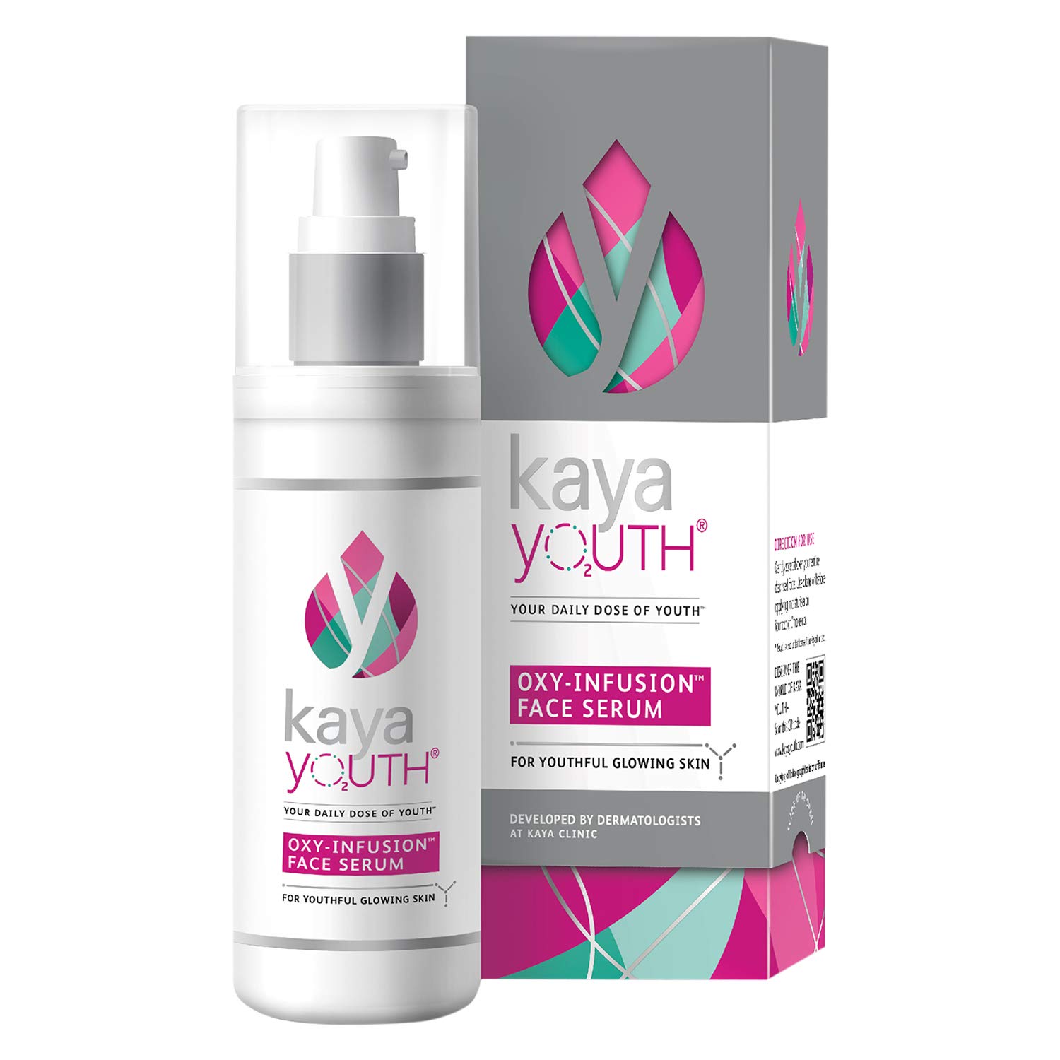 Kaya Youth Oxy-Infusion Face Serum,Boosts Skin Oxygen,Intense skin ...